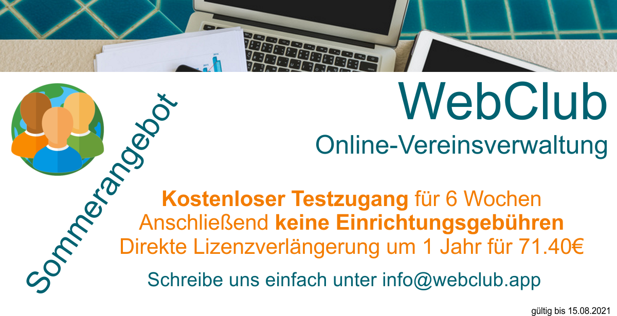 WebClub - Online-Vereinsverwaltung